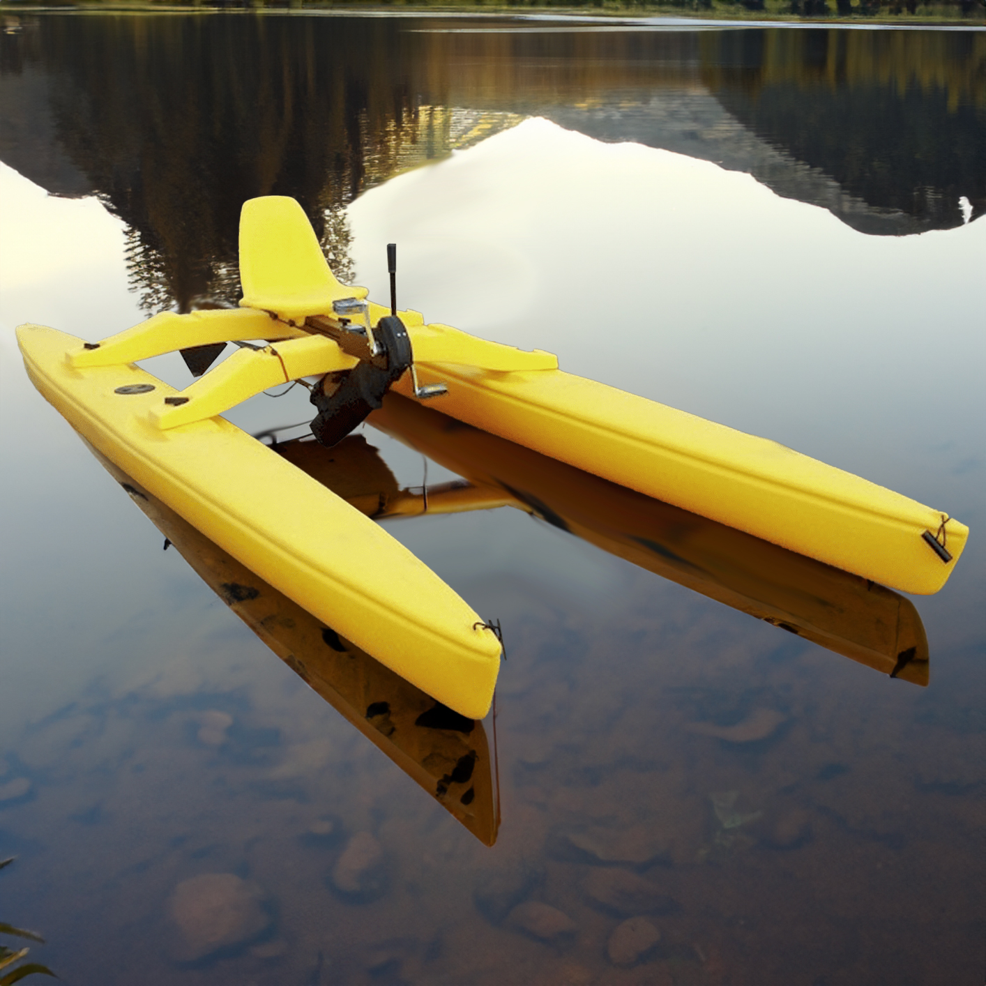 Single Catamaran Pedal Boat