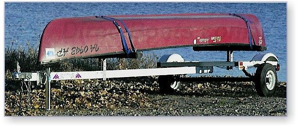 Single Place Canoe/Kayak Trailer