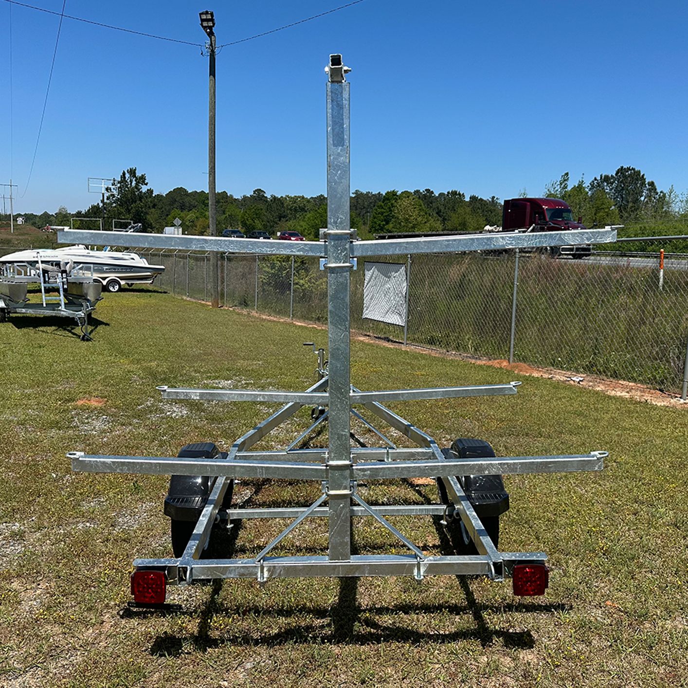 Toughweld 4-8 place kayak trailer