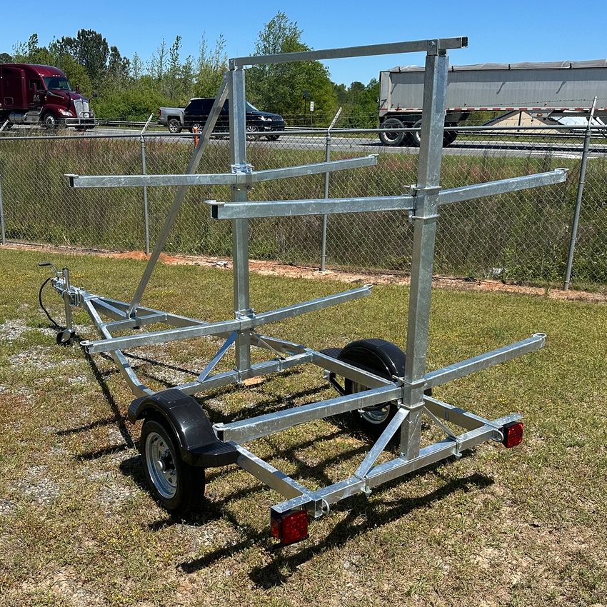 Toughweld 4-8 place kayak trailer