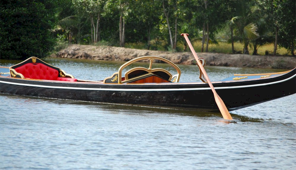 Venetian Gondola Side View