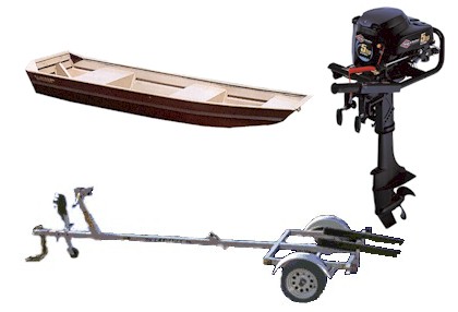 Waco 14 Jon Boat Package
