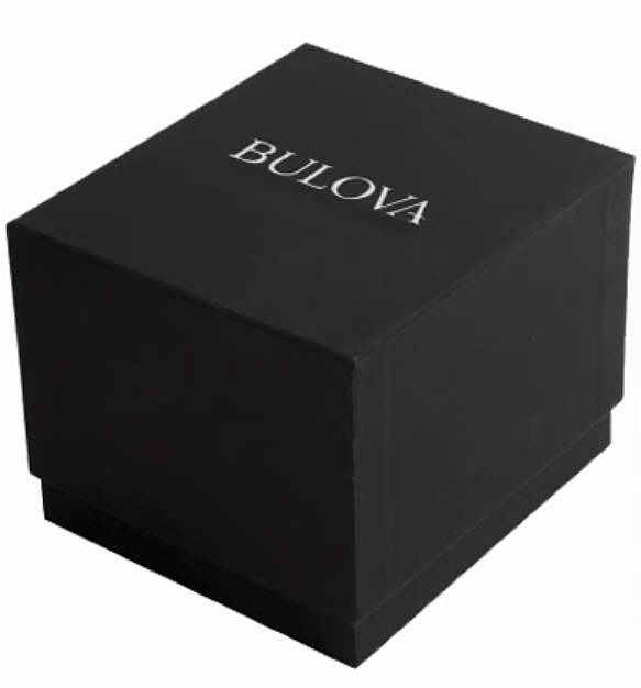 Men's Bulova Maquina Sport Chronograph Blue Strap Watch 98B380