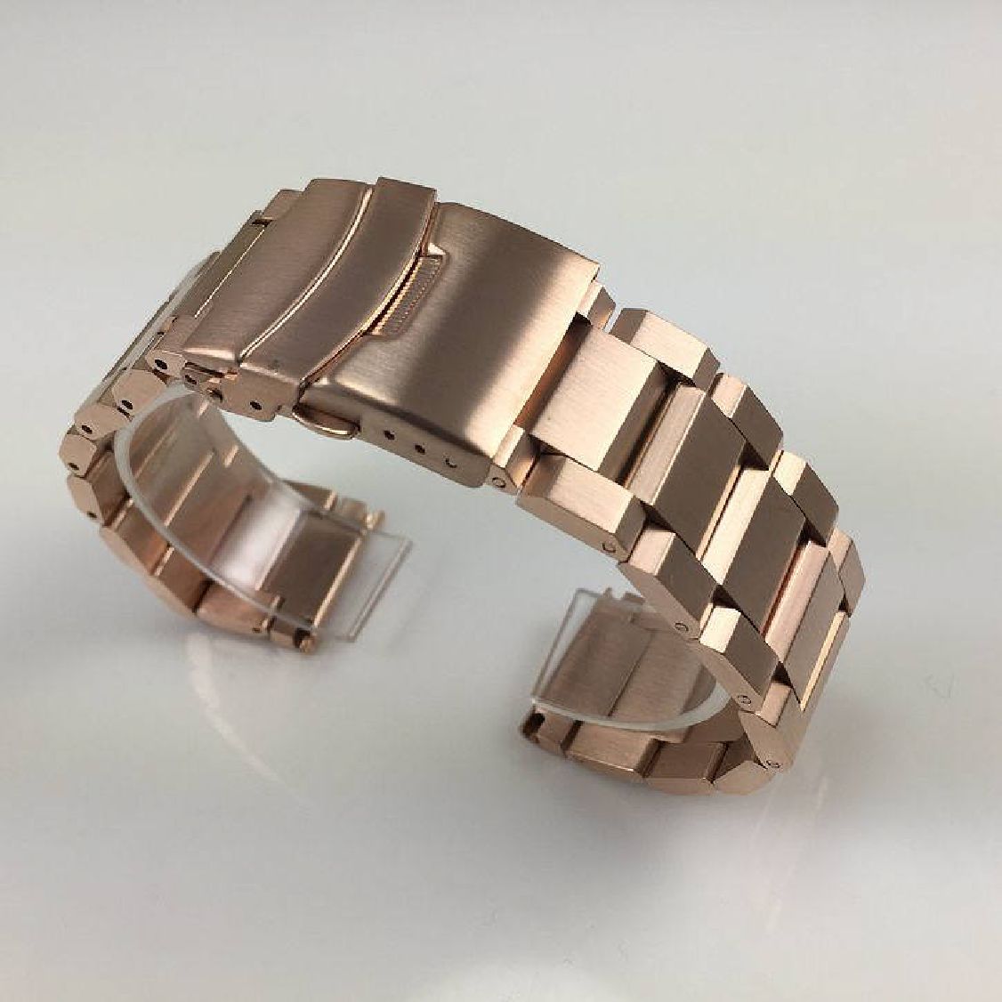 Longines Compatible Rose Gold Stainless Steel Metal Watch Band Strap ...