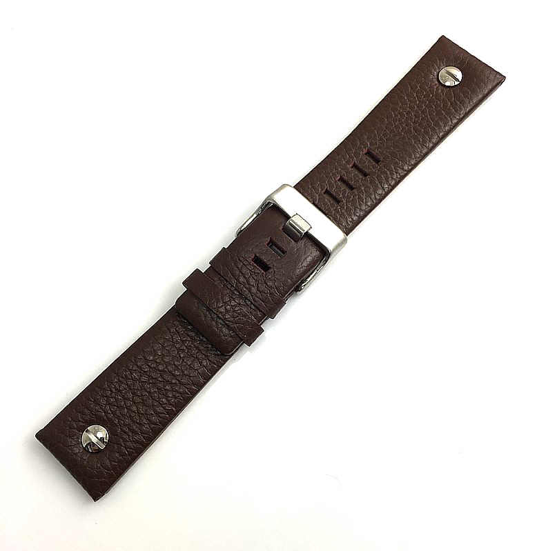 Citizen Compatible Brown Leather Strap Replacement Watch Band Silver ...