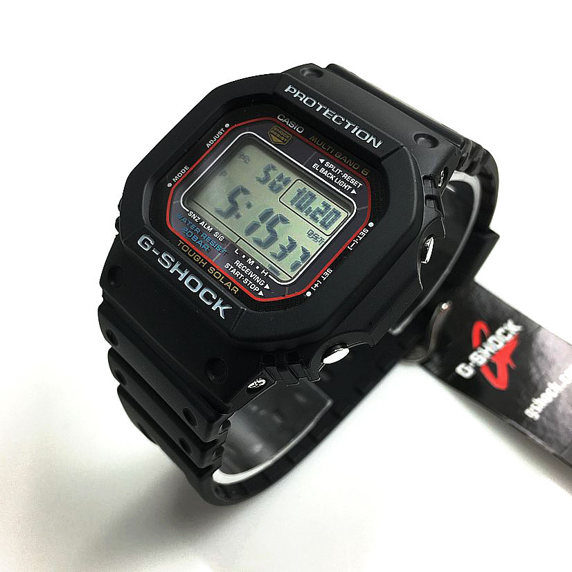 Black Casio G-Shock 5600 Solar Atomic Watch GWM5610-1