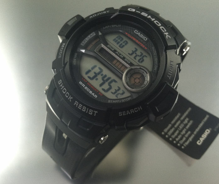 Black Casio G-Shock GD-200-1D Sport Digital Watch GD200-1D