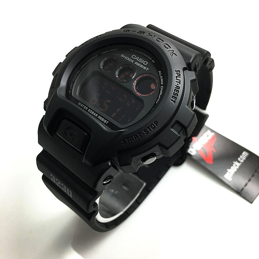 Black Casio G-Shock Military G-Force Watch DW6900MS-1