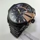 Black Diesel Mega Chief XL Big Chronograph Watch DZ4309