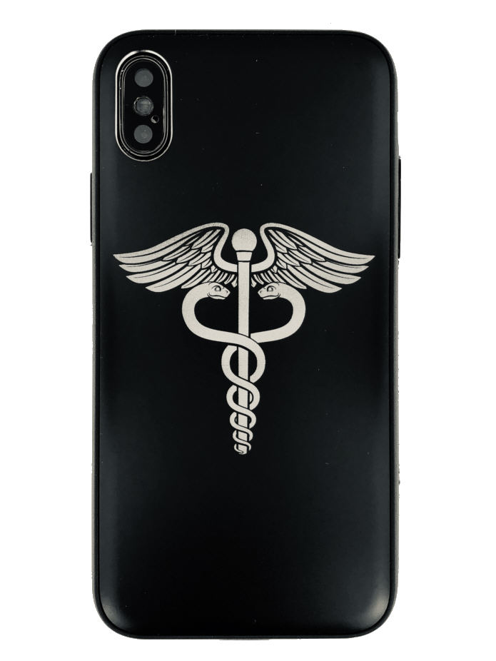 Black iPhone & Samsung Metal Aluminum Cell Phone Case Cover Medical ...