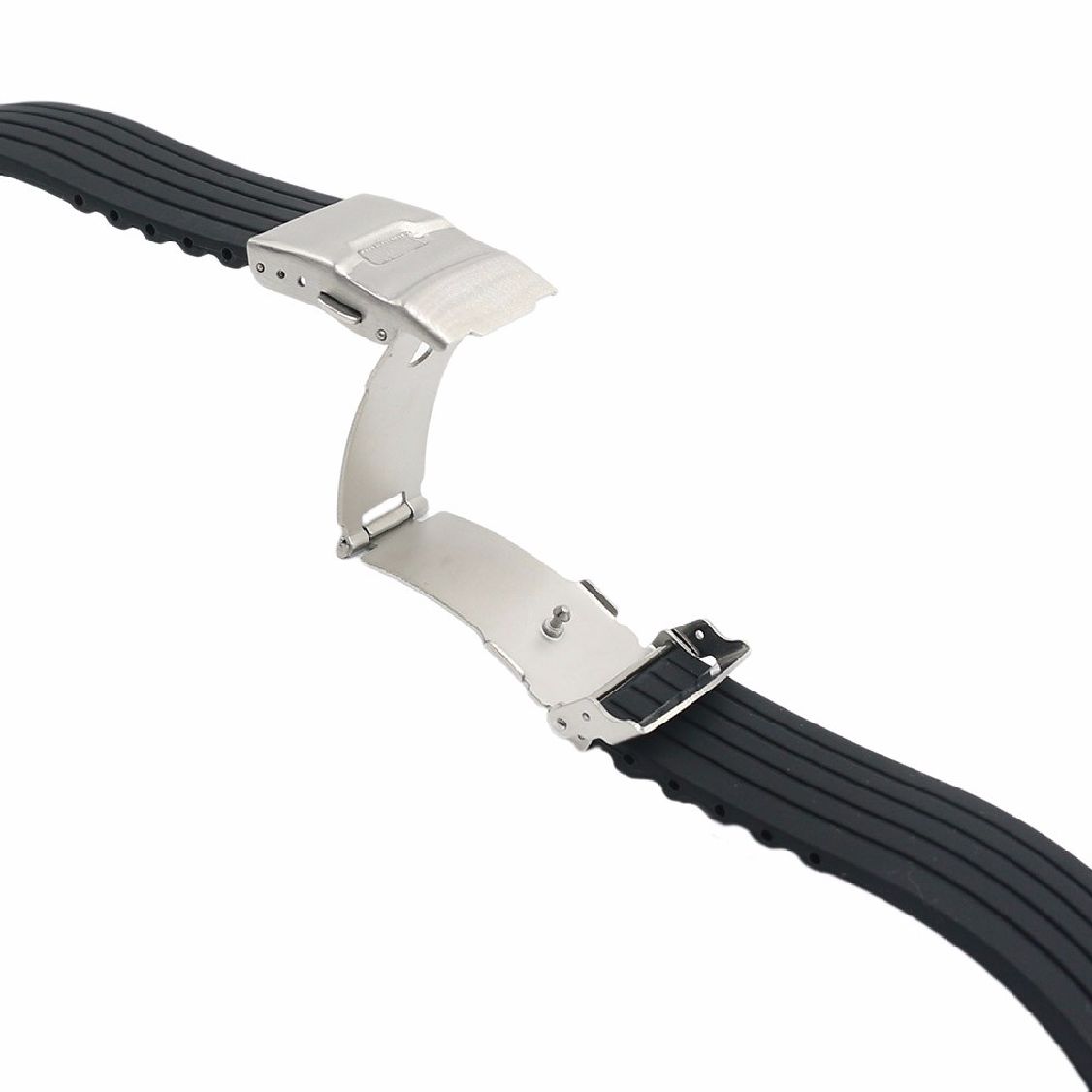 Citizen Black Rubber Silicone Replacement Watch Band Strap Double ...