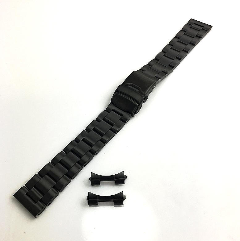 Pack of 2 Steel Silicone Black Replacement Watch Band Invicta Pro Diver ...