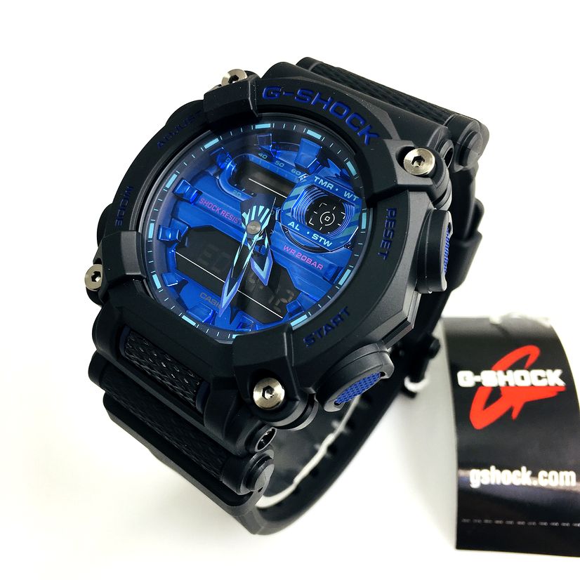 Casio G-Shock Analog Digital Purple Black Watch GA900VB-1A