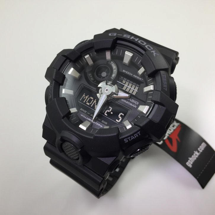 Casio G-Shock Black Digital Analog Watch GA700-1B