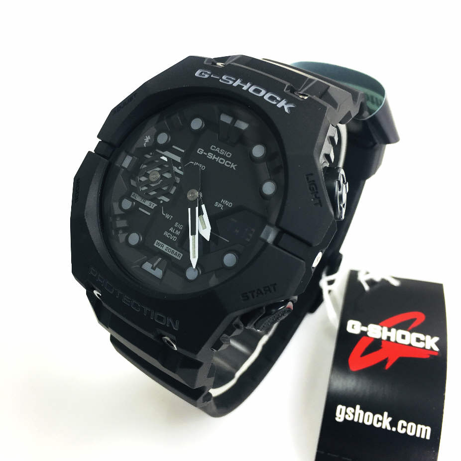 Casio G-Shock Black Gray Analog Digital Bluetooth Watch GAB001-1A