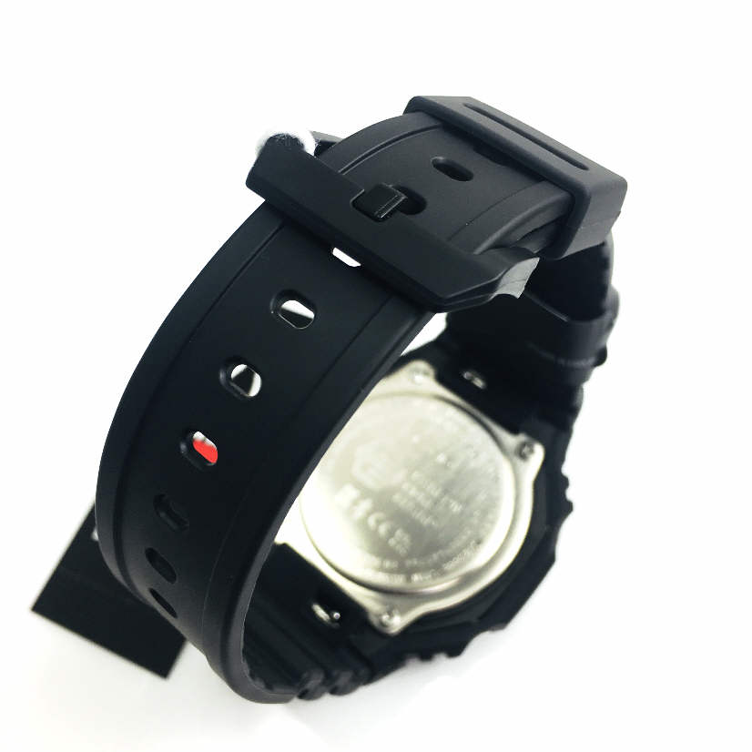 Casio G-Shock Black Red Analog Digital Solar Bluetooth Watch GAB2100BNR-1A