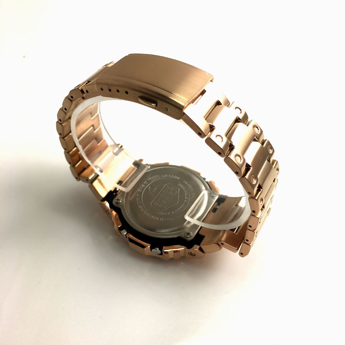 Casio G-Shock DW5600 Mod Rose Gold Steel Bezel Bracelet 5600 Full ...
