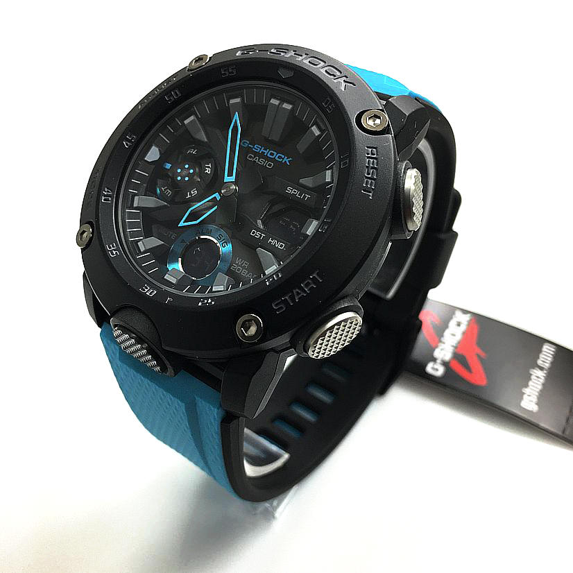 Casio G-Shock GA-2000 Carbon Core Guard Analog Digital Watch GA2000-1A2