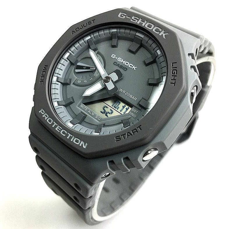 Casio G-Shock GA-2110 Grey Analog Digital Watch GA2110ET-8A