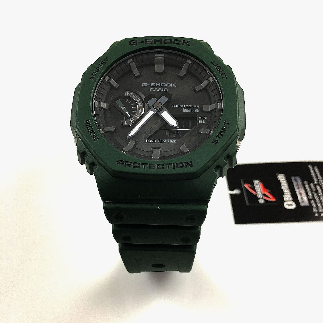 Casio G-Shock Green Ana-Digi Mobile Link Bluetooth Watch GAB2100-3A