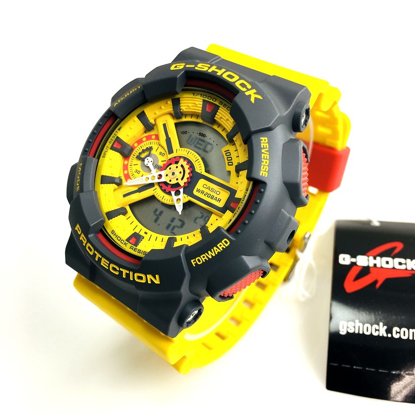 Casio G-Shock Retro Yellow Analog Digital Watch GA110Y-9A
