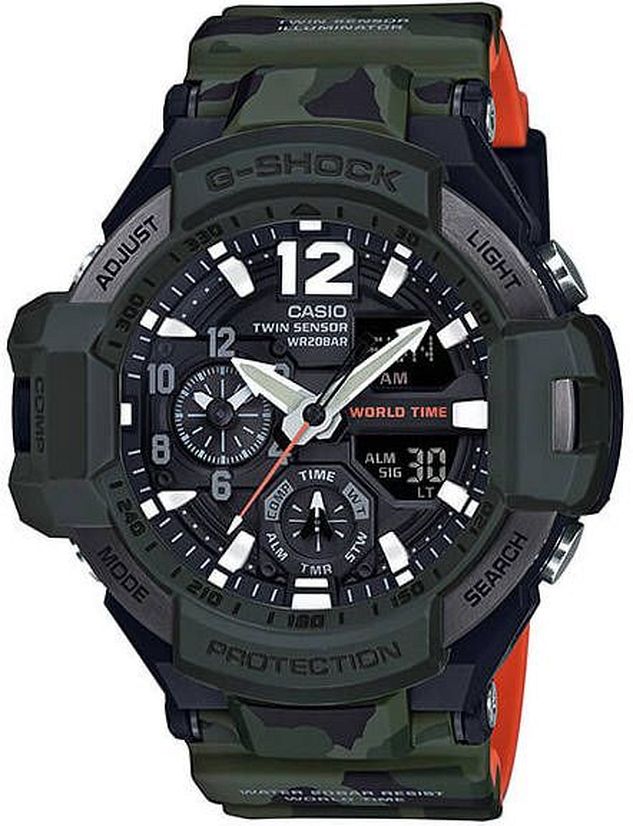 Casio G-Shock Thermometer Compass Watch GA1100SC-3A