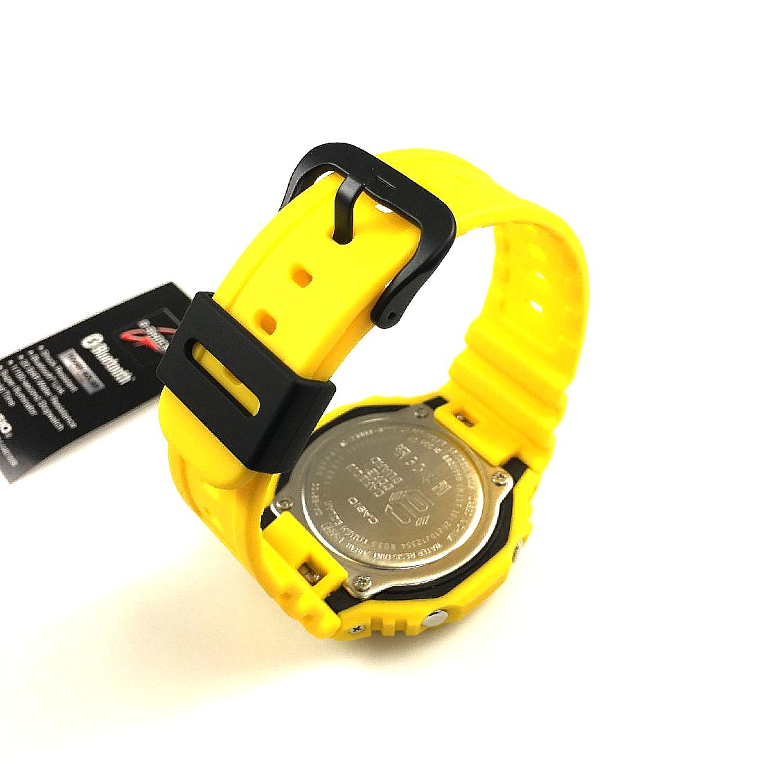 Casio G-Shock Yellow Ana-Digi Mobile Link Bluetooth Watch GA-B2100 ...