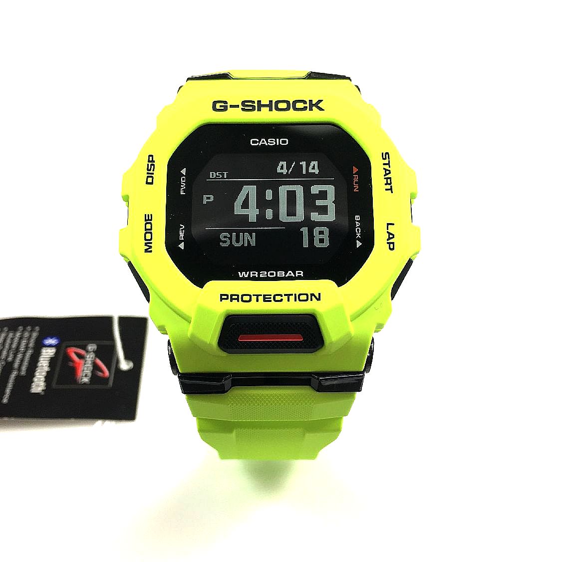 Casio G-Shock Yellow Mobile Link Bluetooth Digital Sport Watch GBD-200 ...