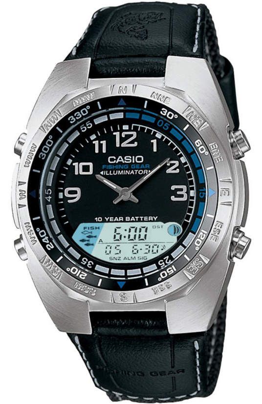 Casio Pathfinder Fishing Timer, Moon Phase Data Watch AMW700B-1AV