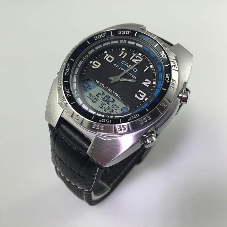Casio Pathfinder Fishing Timer, Moon Phase Data Watch AMW700B-1AV