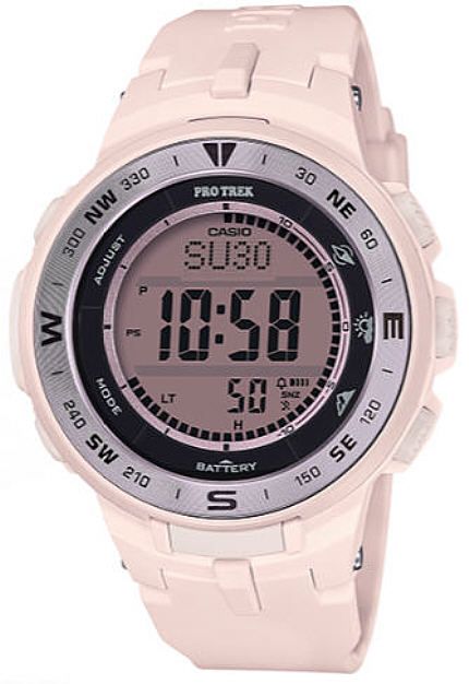 Casio Pro Trek Pathfinder Compass Altimeter Pink Watch PRG330-4