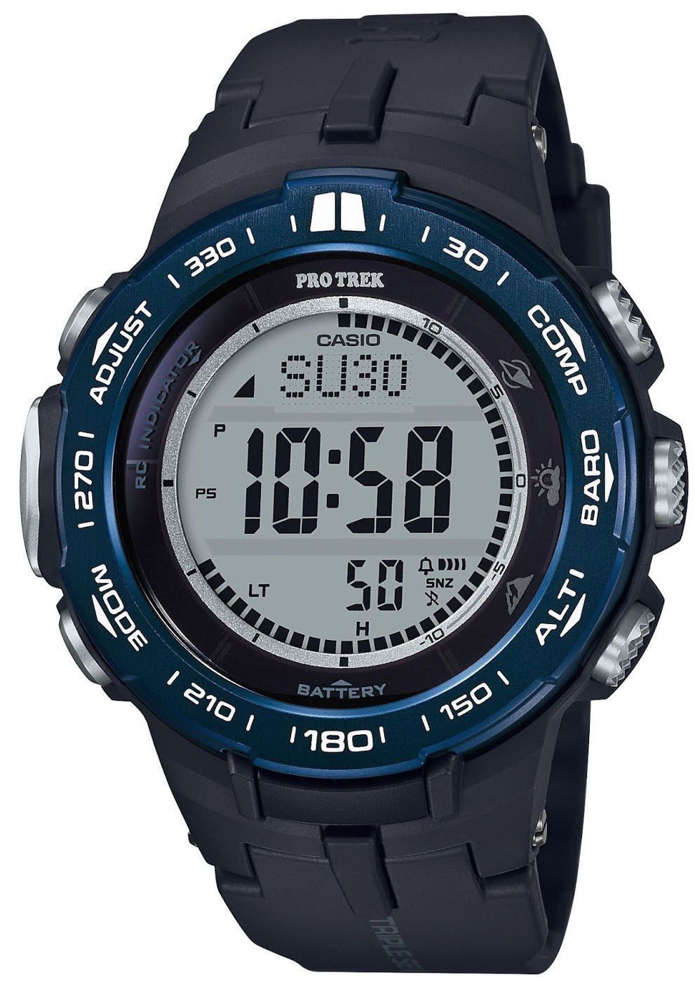 Casio Pro Trek Pathfinder Compass Altimeter Thermometer Watch PRW3100YB-1