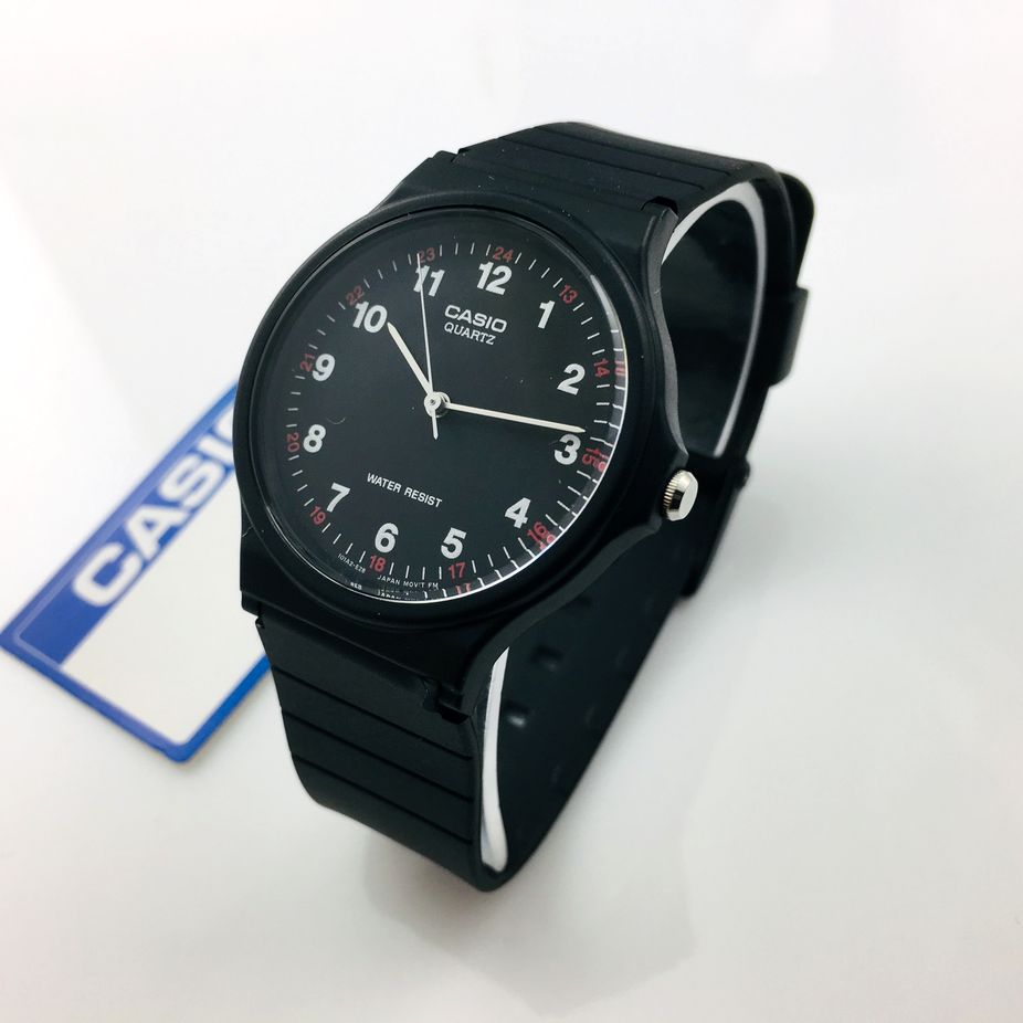 Casio Quartz 3 Hands Classic Resin Watch MQ24-1B
