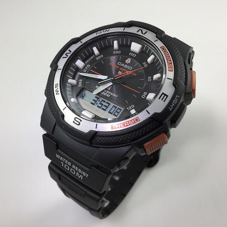 Casio Twin Sensor Compass Thermometer Watch SGW500H-1BV