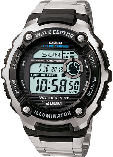 Casio Wave Ceptor Atomic Digital Watch WV200DA-1AV