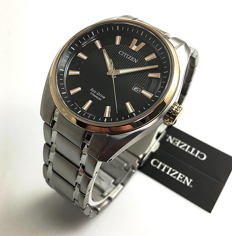 Men's Citizen Eco-Drive Super Titanium Solar Power Watch AW1244-56E
