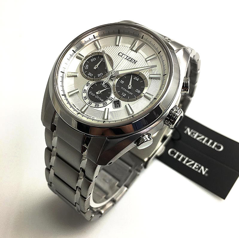 Men's Citizen Eco-Drive Super Titanium Solar Power Watch CA4010-58A