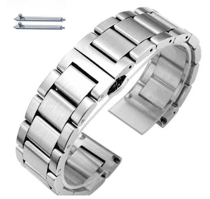 Fossil Compatible Stainless Steel Brushed Metal Replacement Watch Band ...