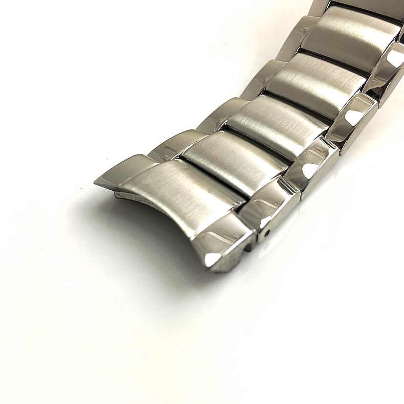 Tissot Compatible High Quality 22mm Solid Metal Curved End Watch Band #5121