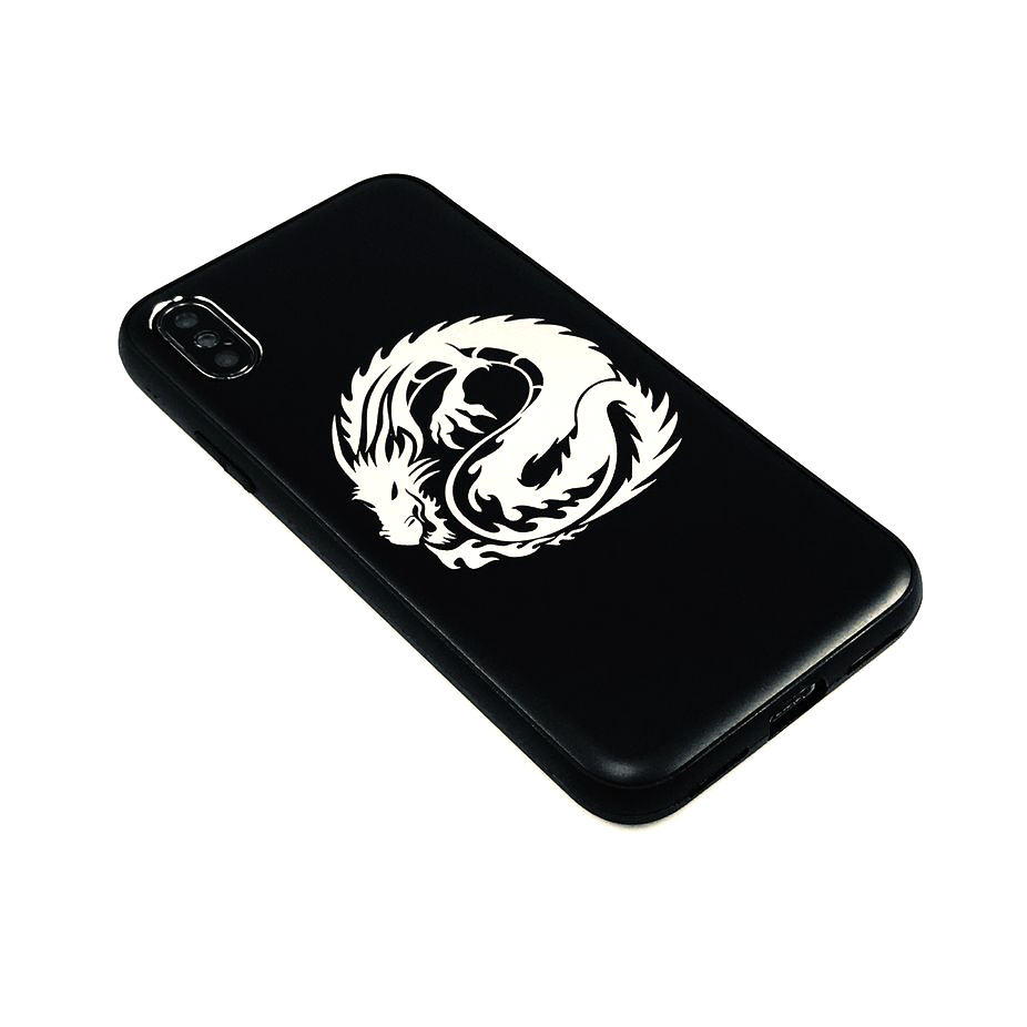 iPhone & Samsung Aluminum Metal Cell Phone Case Cover Skin Dragon #0218