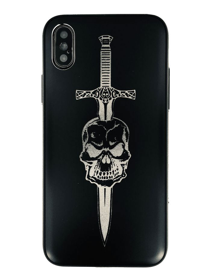 iPhone & Samsung Aluminum Metal Cell Phone Case Cover Skin Skull ...
