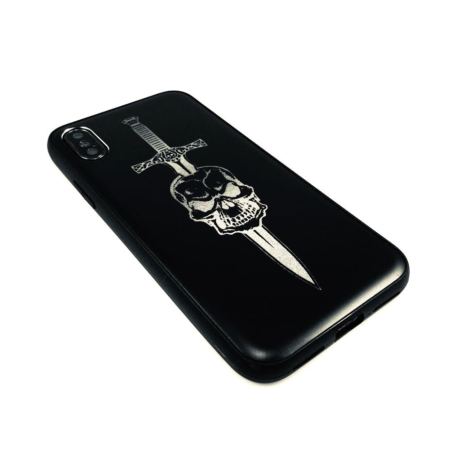 iPhone & Samsung Aluminum Metal Cell Phone Case Cover Skin Skull ...