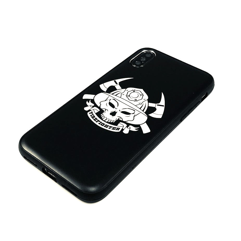 iPhone & Samsung Aluminum Metal Phone Case Cover Firefighter fireman ...