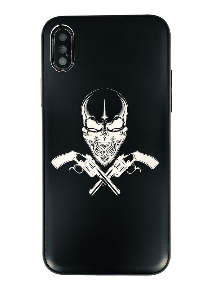 Gangster Skull With Guns