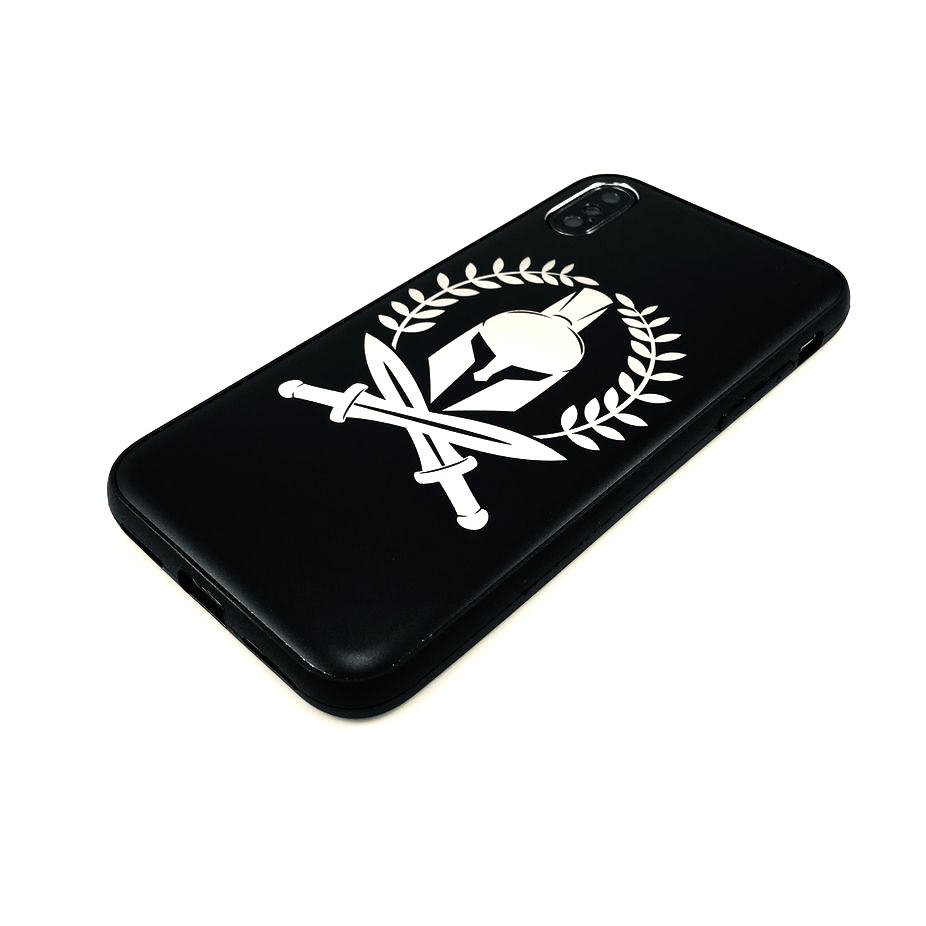 iPhone & Samsung Aluminum Phone Case Cover Spartan Warrior Sword ...