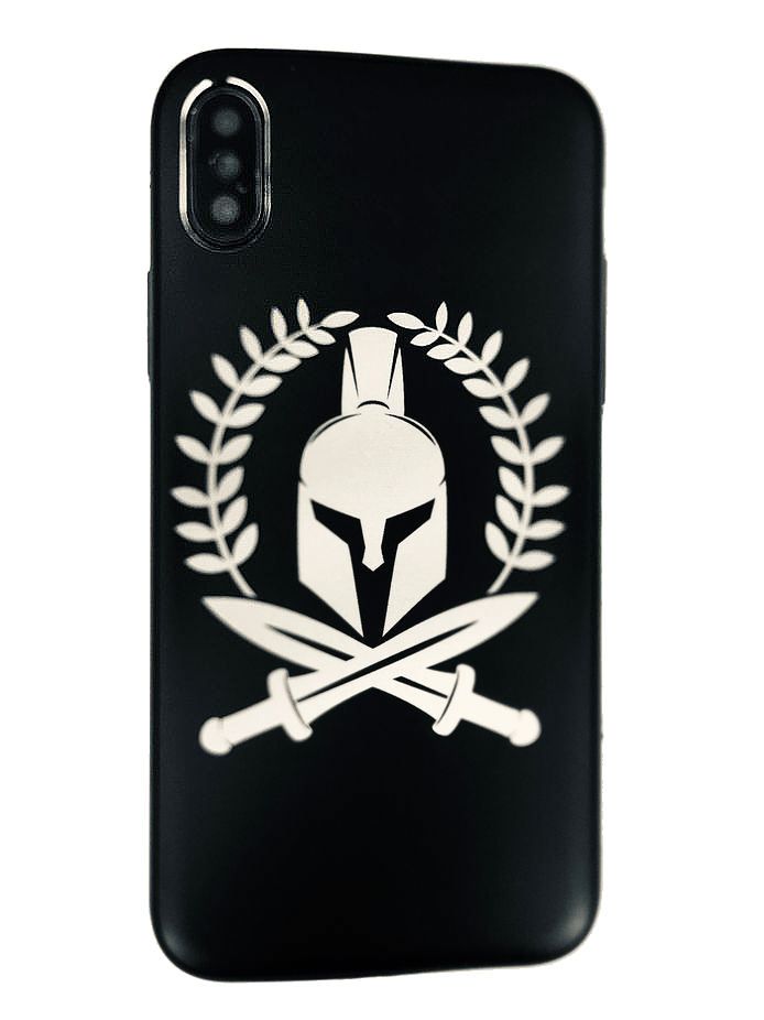 iPhone & Samsung Aluminum Phone Case Cover Spartan Warrior Sword ...