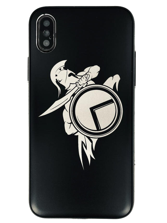 iPhone & Samsung Metal Aluminum Phone Case Cover Spartan Warrior ...