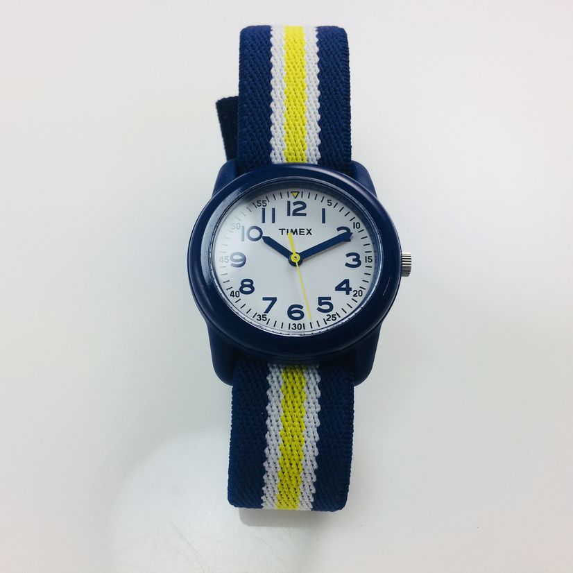 Kid's Timex Time Machines Blue Nylon Strap Watch TW7C05800