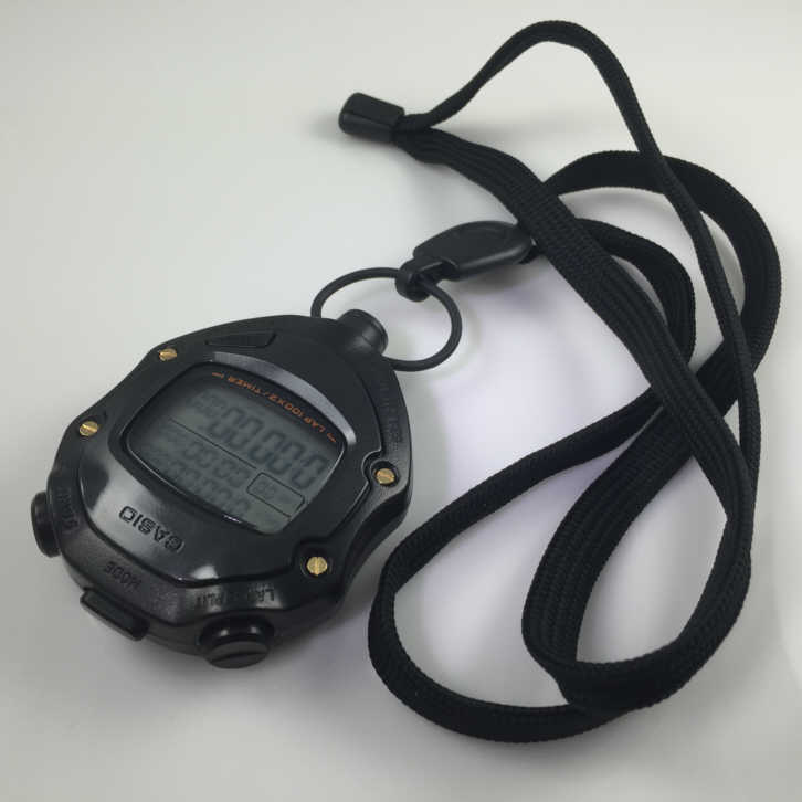 Men's Black Casio Digital Sports Stop Watch HS80TW-1