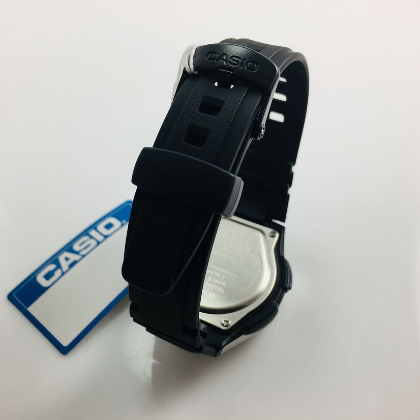 Men's Casio Ani-Digi Black Silicone Band Watch AQ180W-1BV